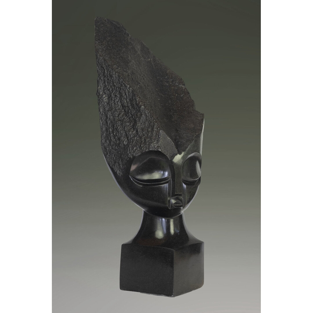 Stenen Tuinbeeld Uniek Queen Abstract Michael Nyakusvora 66 Cm Hoog